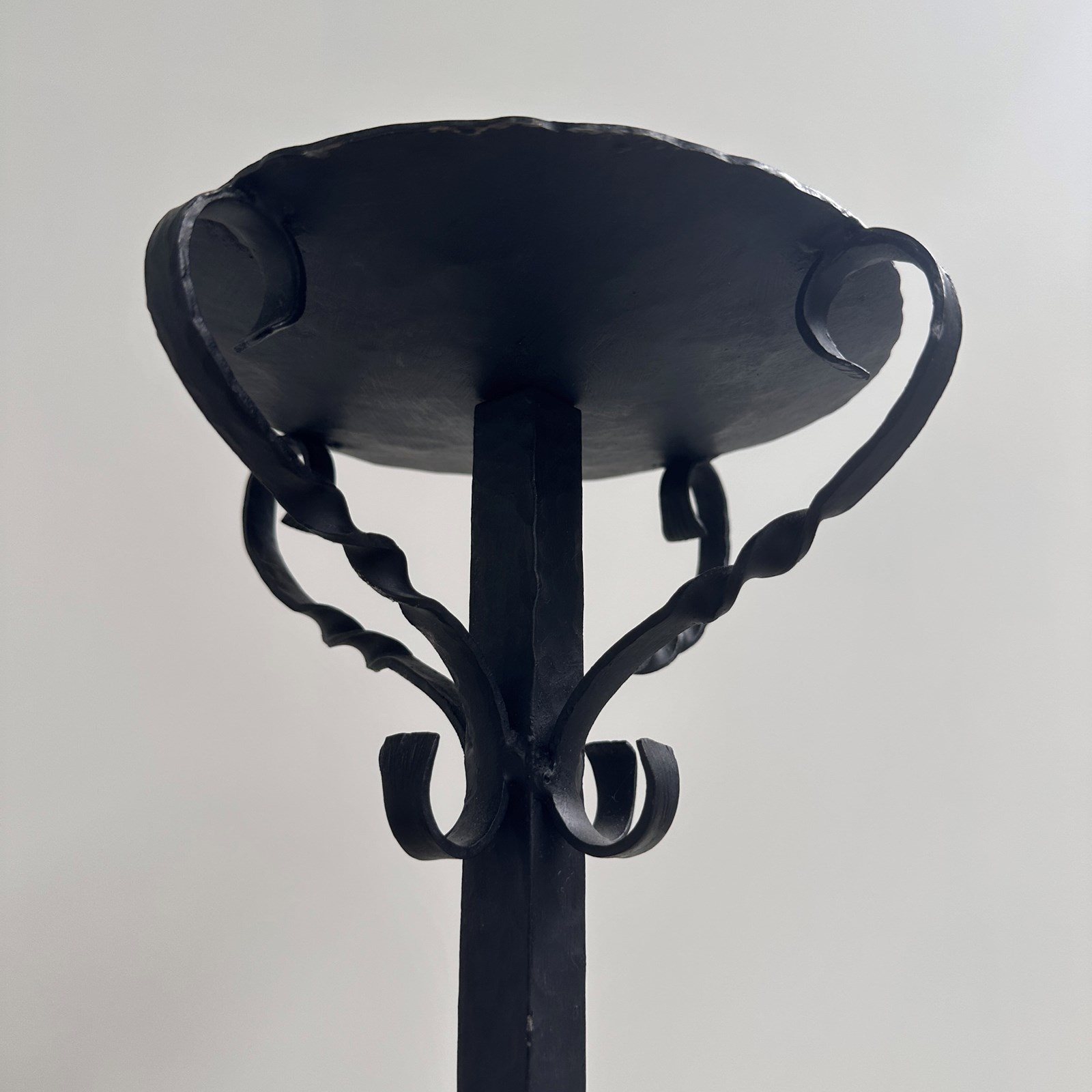 Hand-Forged Wrought Iron Candlestick Stand - Decorative Collective