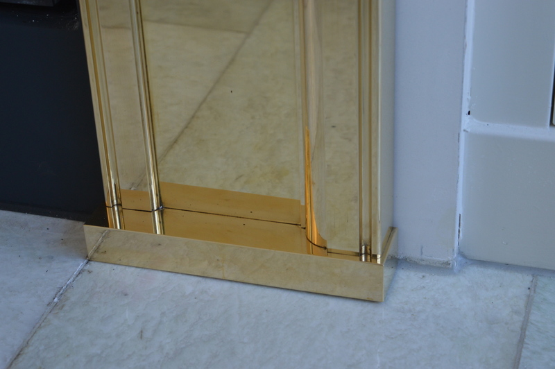 Bespoke Solid Brass Fire Surround - Decorative Collective