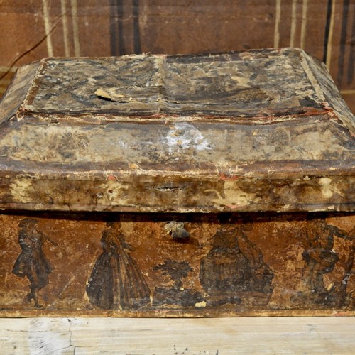 Domino Paper Box French 18Th Century - Decorative Collective