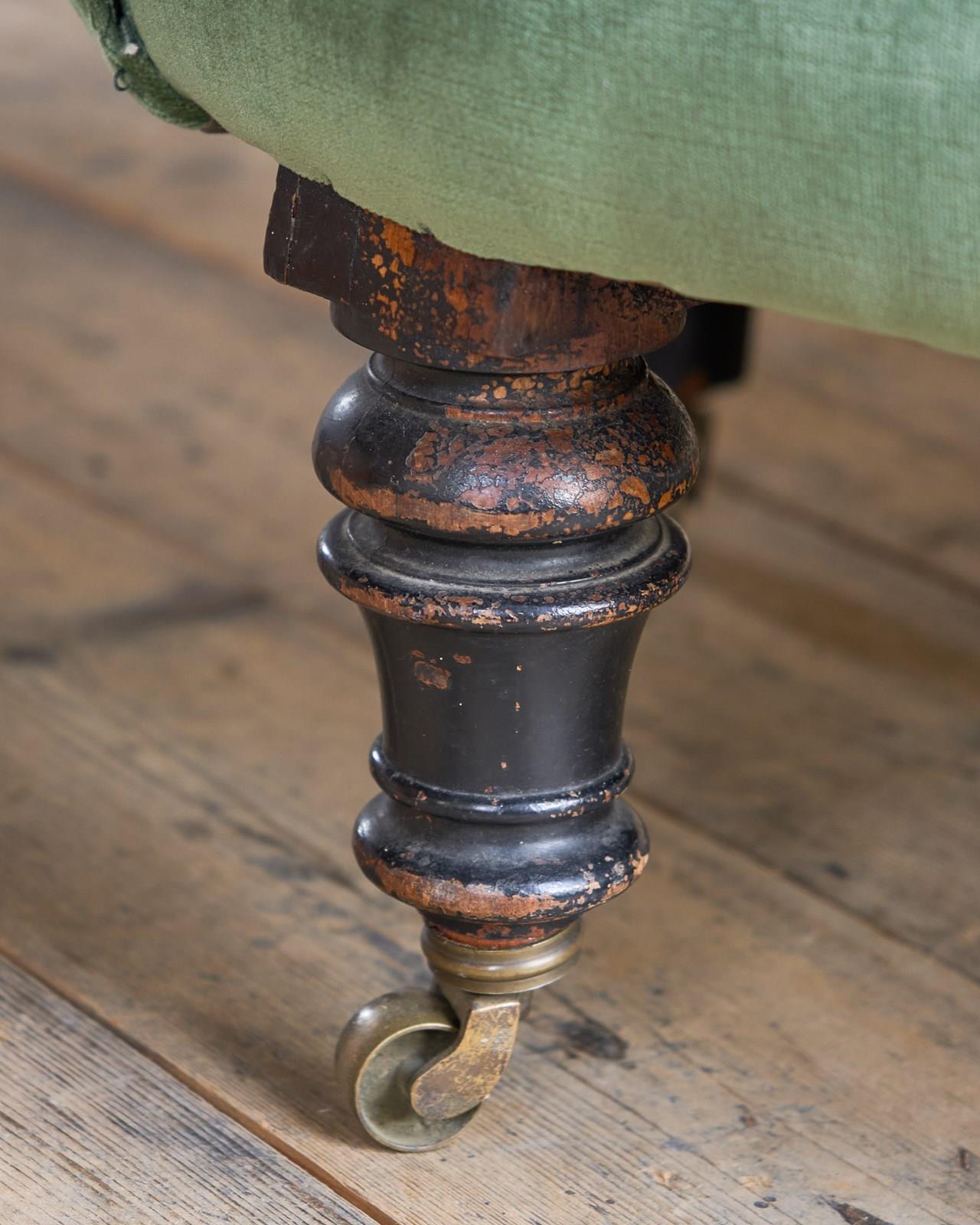 19Th Century Kidney Sofa, Att To Hampton' - Decorative Collective