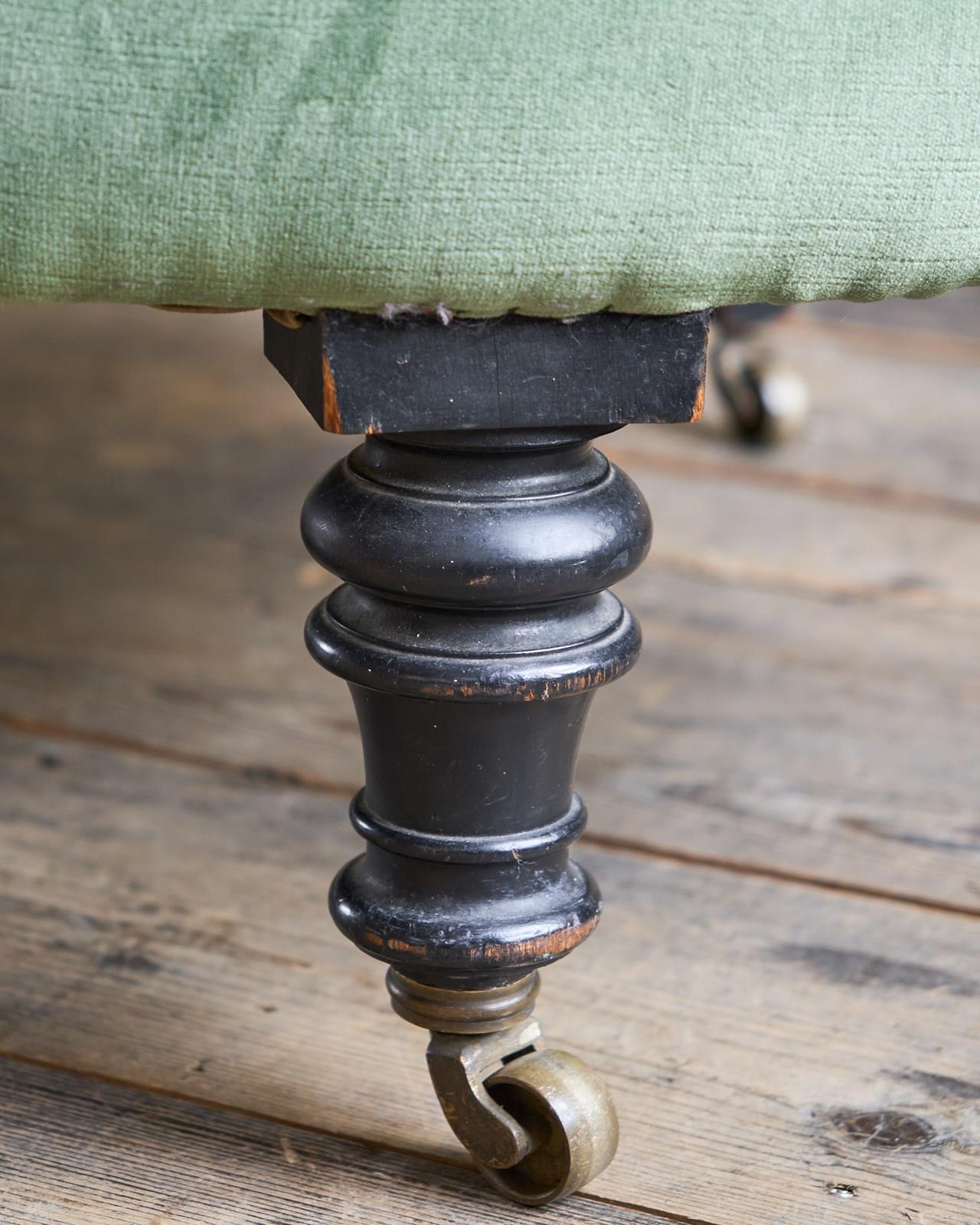 19Th Century Kidney Sofa, Att To Hampton' - Decorative Collective