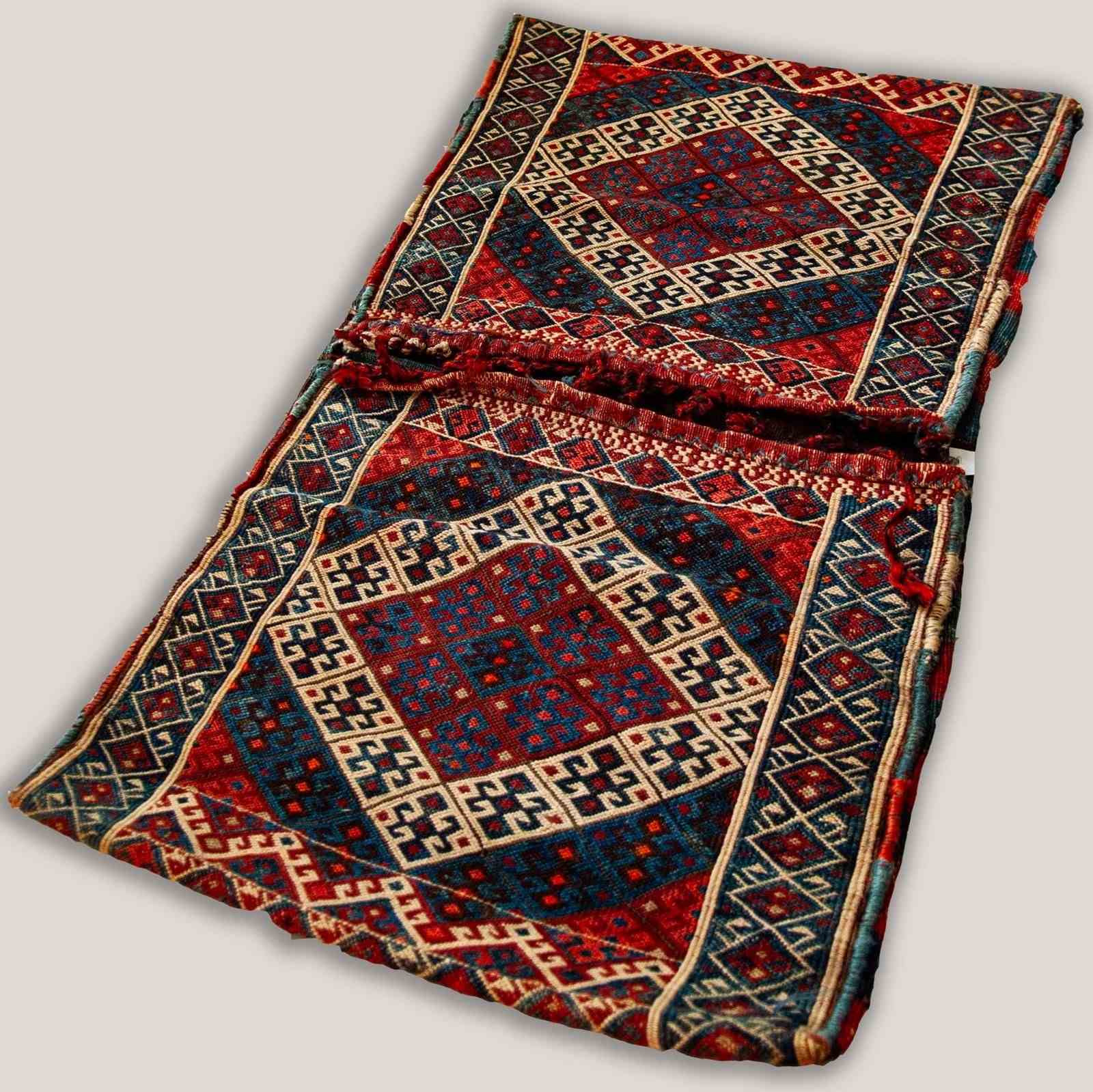 Vintage Shahsavan Saddlebag (Khorjin) – Northwest Persian Tribal ...